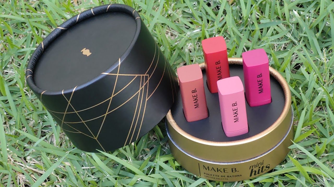 Palette de batons o boticário mini hits - YouTube
