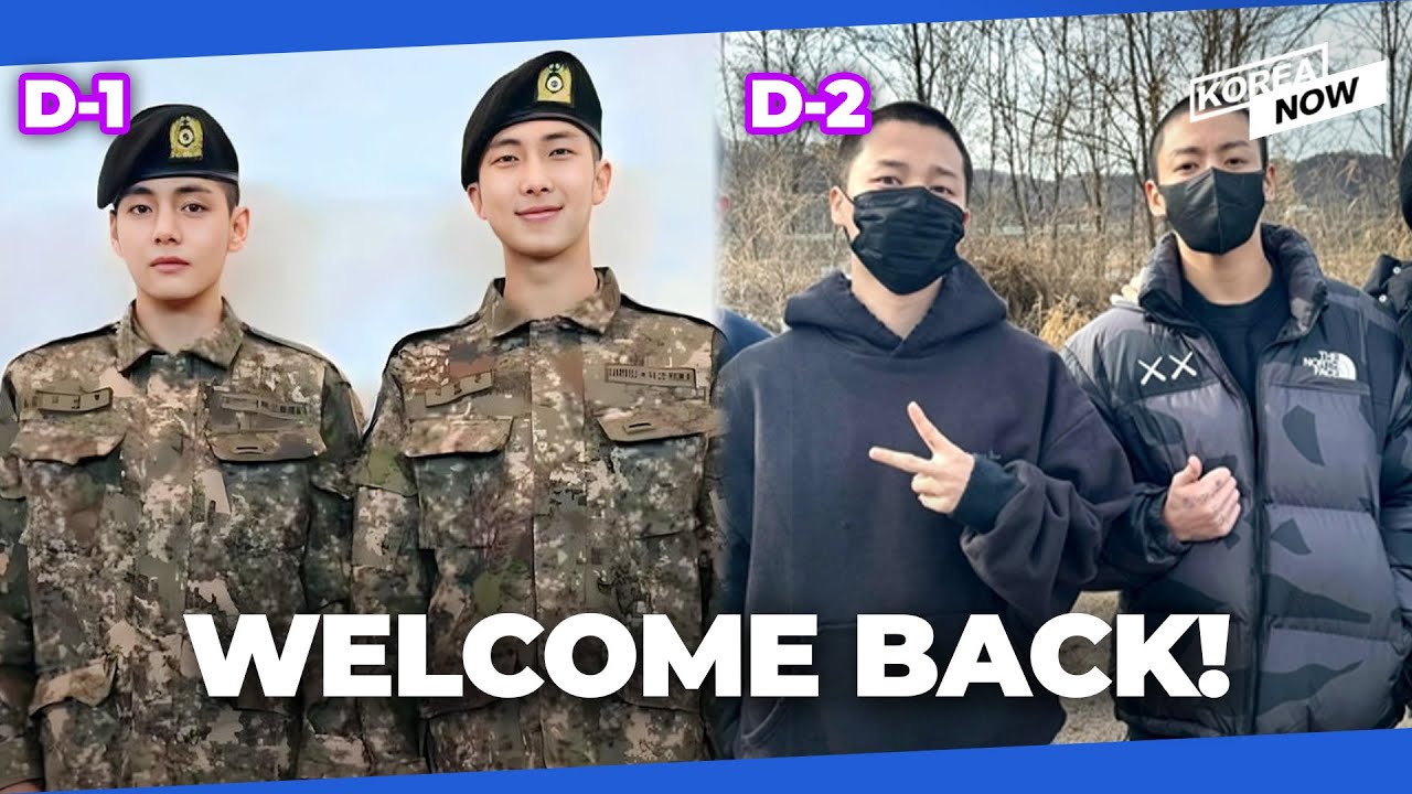 BTS V, RM, Jimin and Jungkook all set to complete military service - YouTube