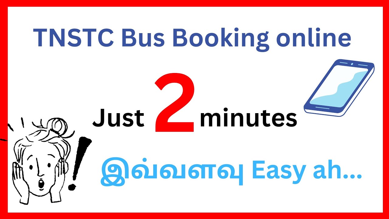 Tnstc Bus Booking online Mobile in 2 minutes!! இவ்ளோ..Easyஆ...!? - YouTube