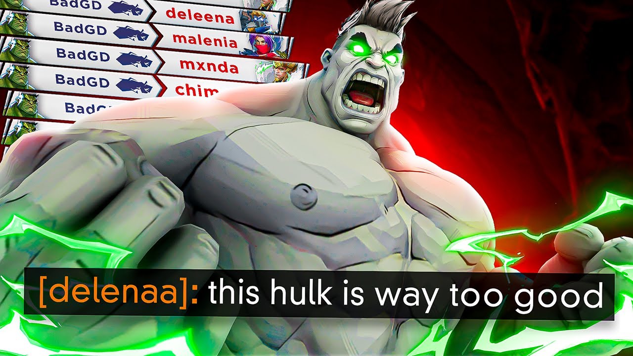 Rank 1 Hulk makes Pro Players CRASH OUT - YouTube