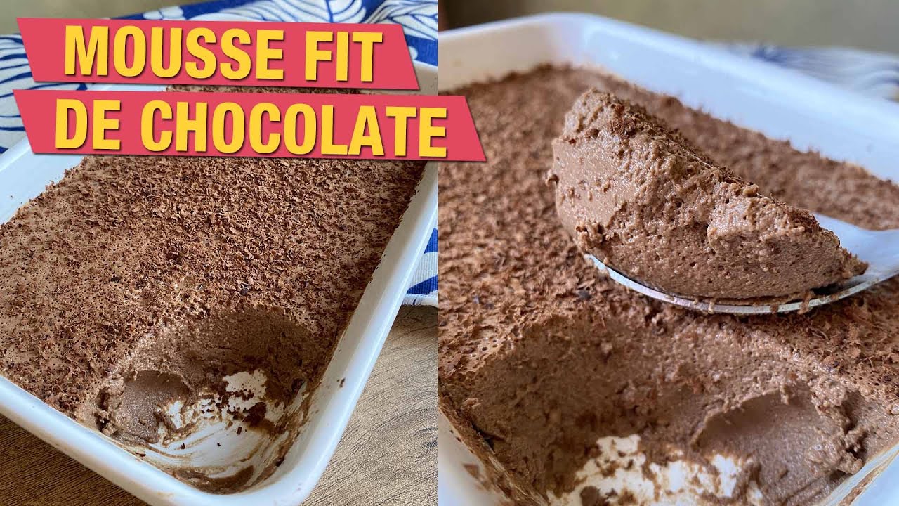MOUSSE DE CHOCOLATE FIT | Receita Fit de VERDADE! - YouTube