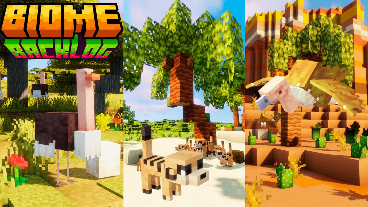 BIOME BACKLOG MOD MINECRAFT | TUTORIAL MINECRAFT MOD - YouTube