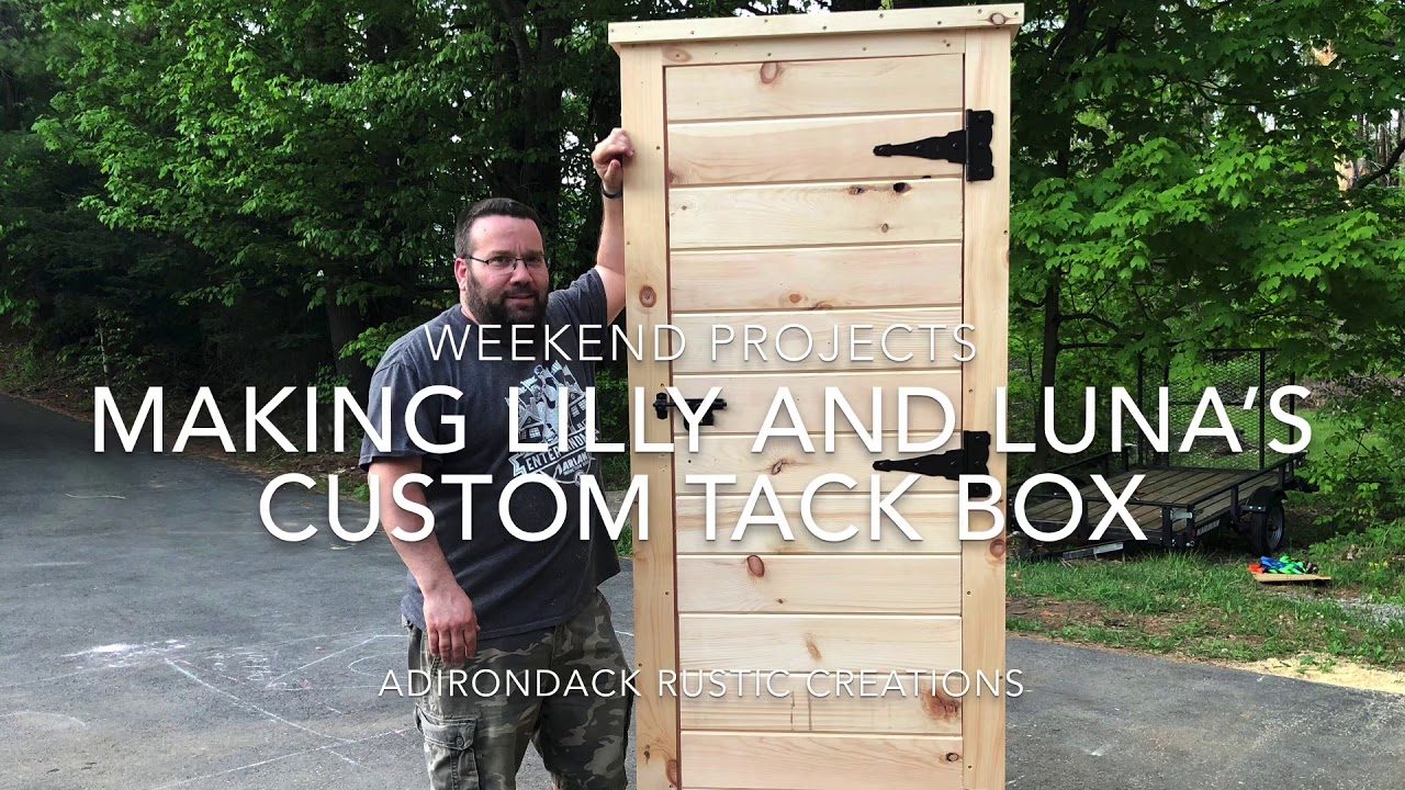 Weekend Project - Custom Tack Locker for Daughter - YouTube