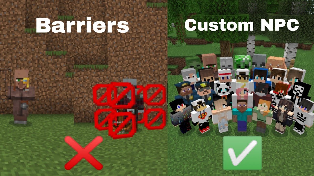 Custom NPC Mod for Minecraft Pocket Edition #minecraft - YouTube