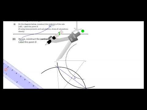 LCO Maths 2025 P2 Q9: Constructing the Centroid & Midpoints