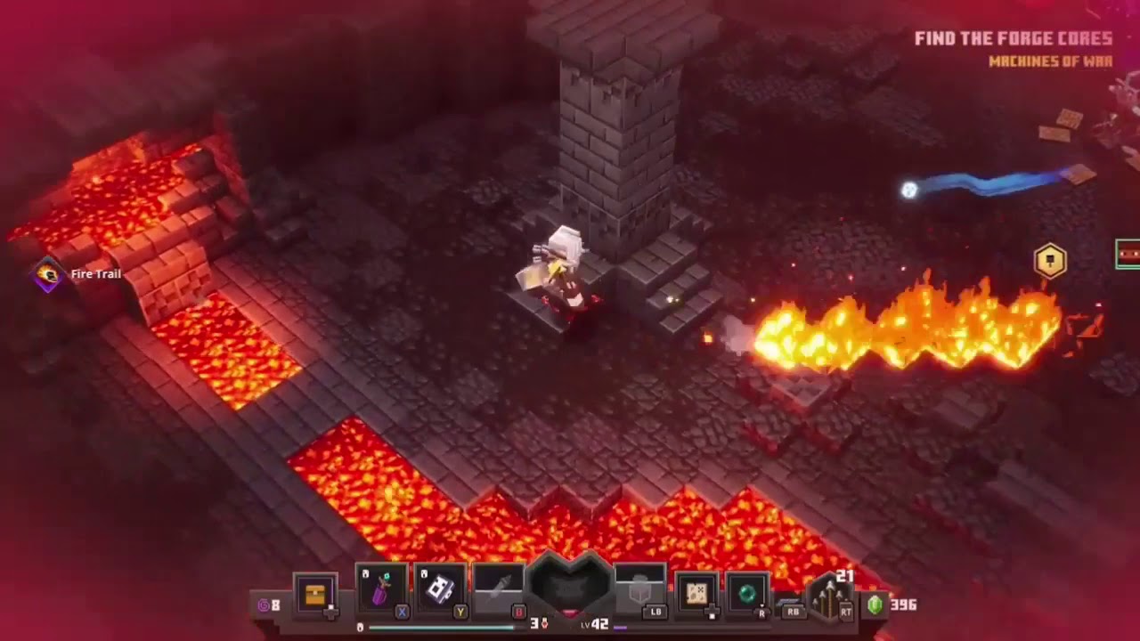 Minecraft Dungeons Firey Forge part 1 - YouTube