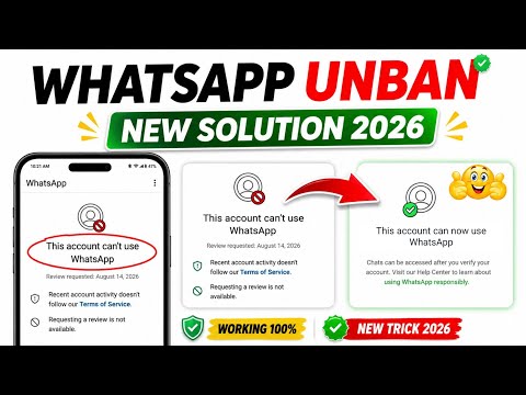 WhatsApp This account can’t use Problem Solved ✅ | New Method 2026 