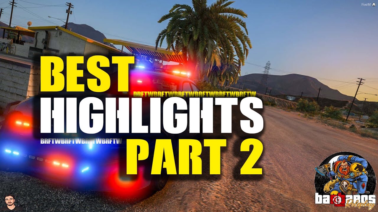 Highlights police Barbaros RP #part 2 [RAHMOUN] - YouTube