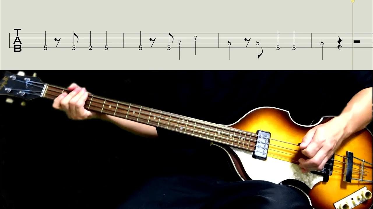 Bass TAB : Any Time At All - The Beatles - YouTube