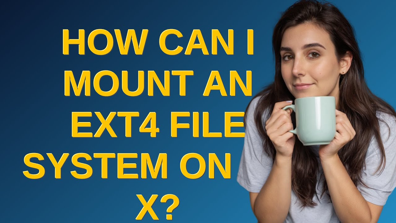 Apple: How can I mount an ext4 file system on OS X? - YouTube