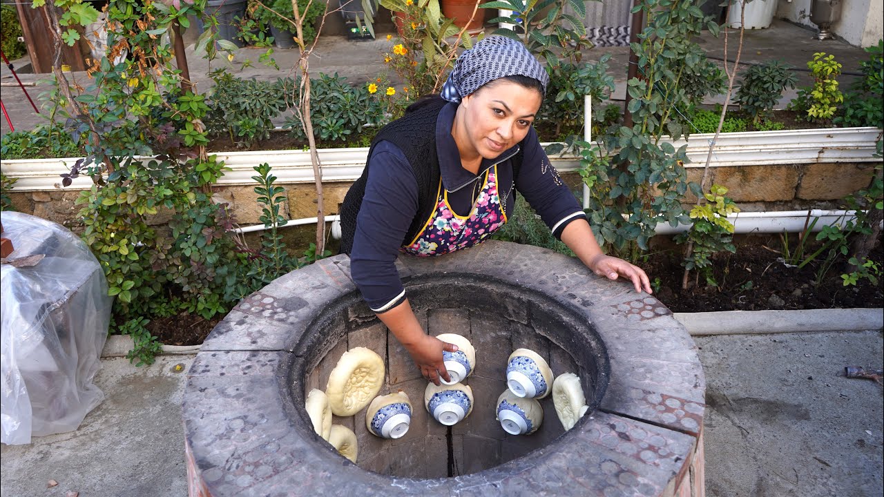 STREET FOOD: TANDOORI KOSA SAMOSA Uzbekistan Traditional Cuisine ...