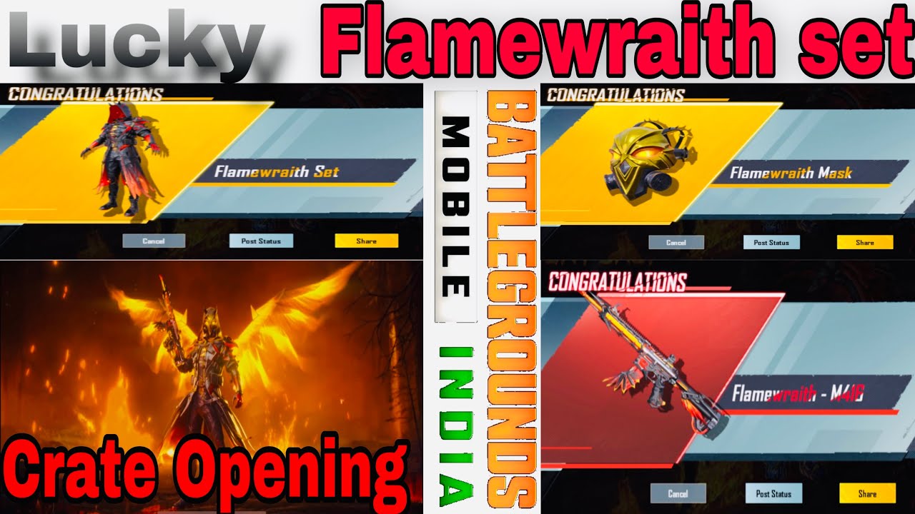 FIRST ULTIMATE FLAMEWRAIT SET LUCKY SPIN CRATE OPENING | FLAMEWRAITH ...