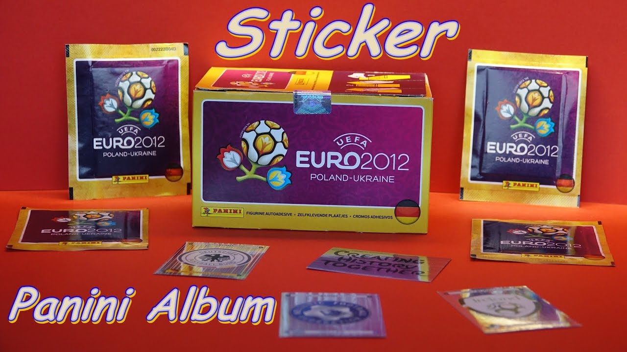 PANINI STICKER ALBUM UEFA EURO 2012 new Paninialbum unboxing sticker ...