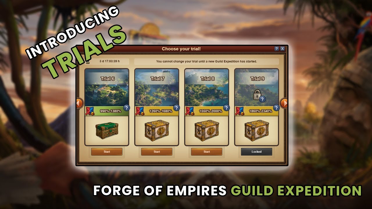 Test Your Limits! | Guild Expedition Trials | Forge of Empires - YouTube