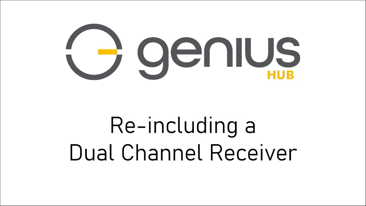 How to Re-include a Dual Channel Receiver - YouTube