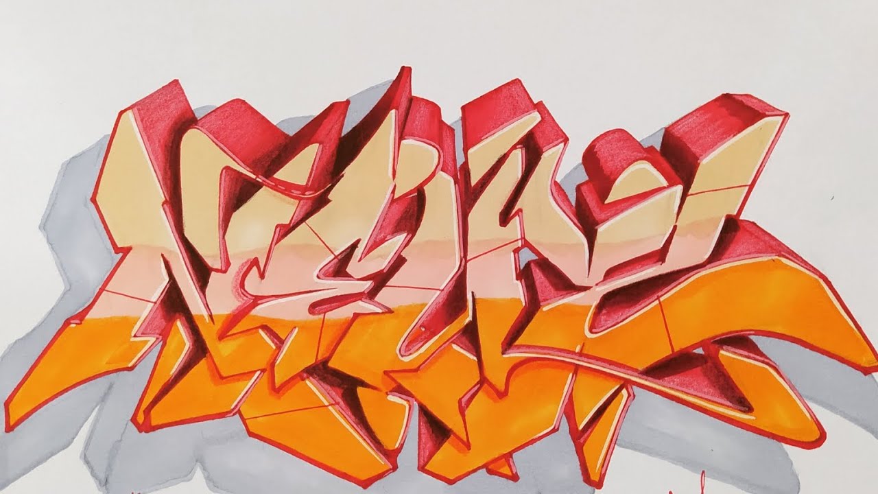Graffiti for sketch ' NEUZ ' by BastwO fill in, shadow, drop shadow ...