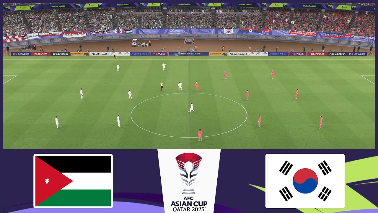 Jordan vs South Korea - AFC Asian Cup Qatar 2023 - 20th January 2024 ...