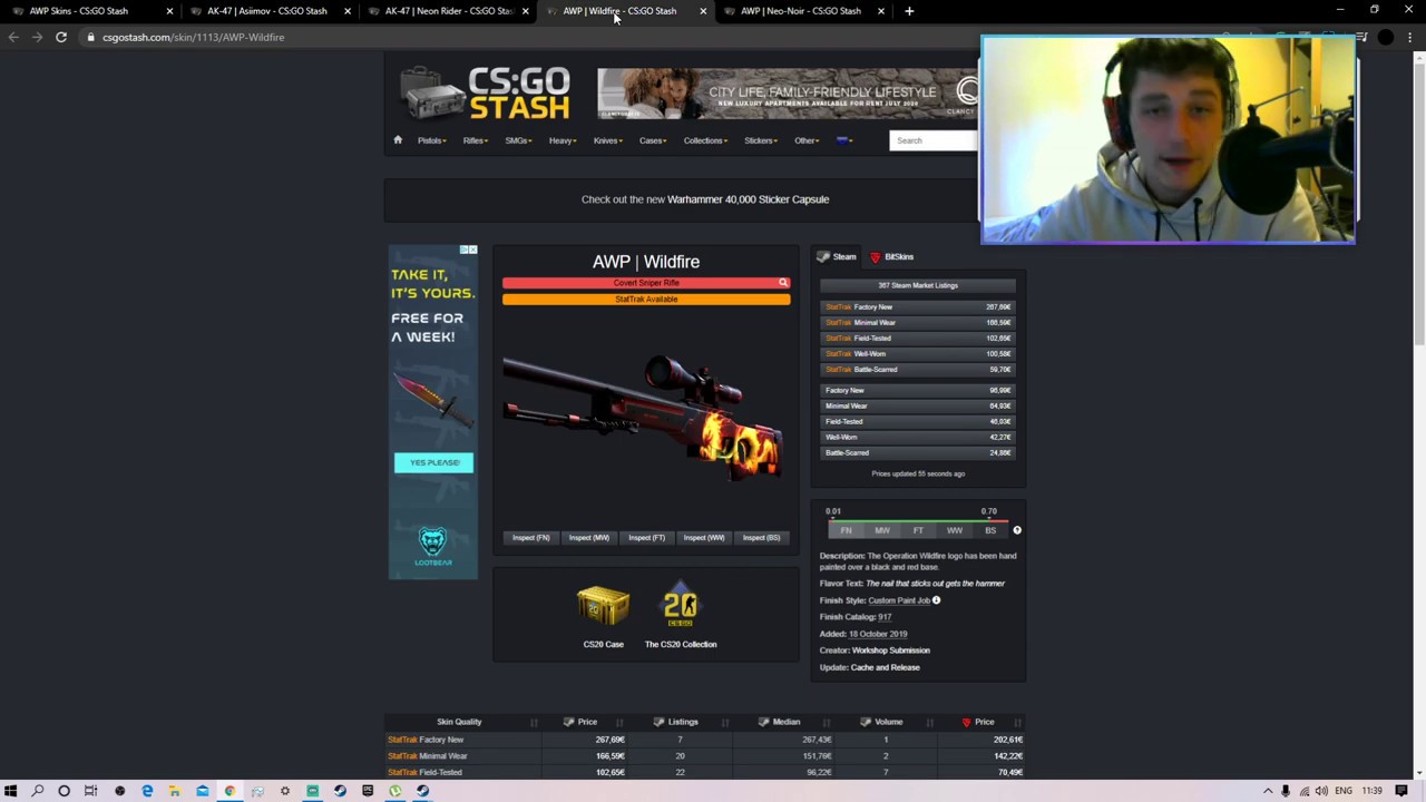 2500 Sub Giveaway | CSGO Covert Skin Giveaway (Ak Asiimov, Neon Rider ...