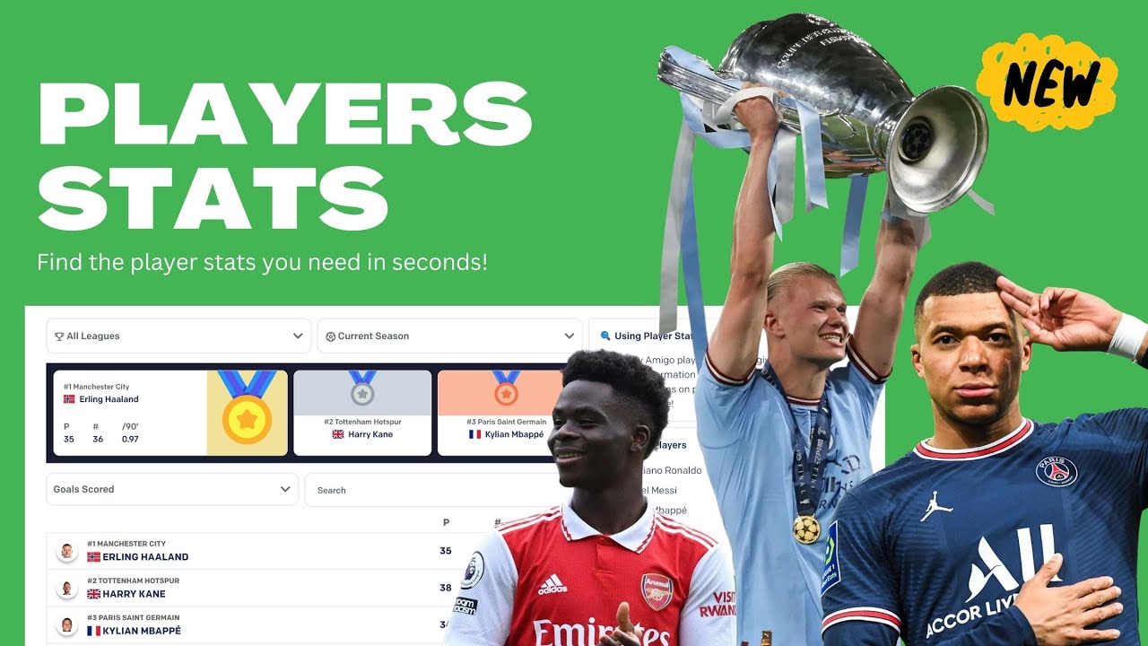 [NEW] The Players Stats Page 🕺 - YouTube