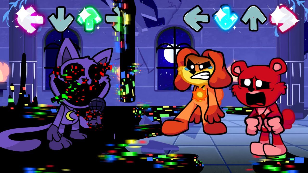 Friday Night Funkin' - "Dusk Till Dawn" but It's CatNap vs DogDay & Bobby Bearhug - YouTube