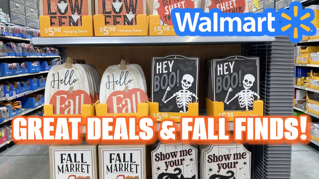 WALMART - Great Deals & Fall Finds! - YouTube
