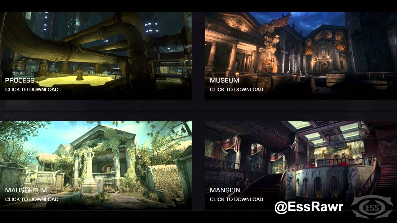Gears Of War Ultimate Edition All Multiplayer Maps Xbox One - YouTube