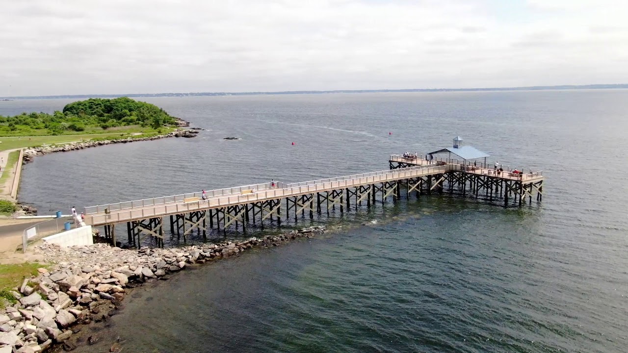 Rock Point New Pier - YouTube