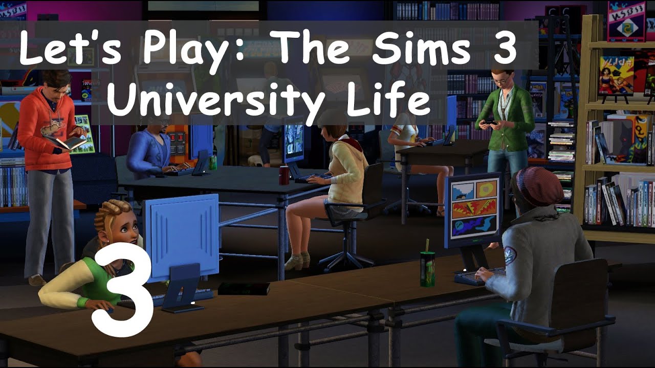Let's Play: The Sims 3 University Life - [Part 3] - Juice Pong - YouTube