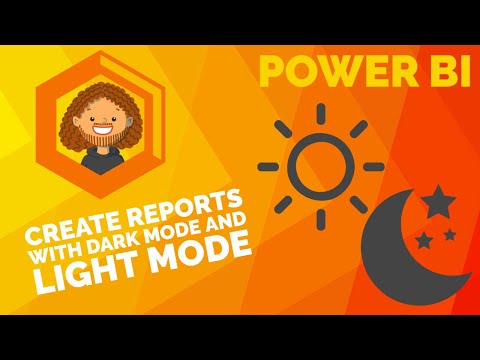 Create reports with a light and dark mode in Power BI - YouTube