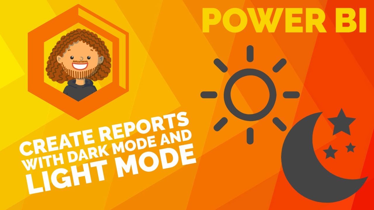 Create reports with a light and dark mode in Power BI - YouTube
