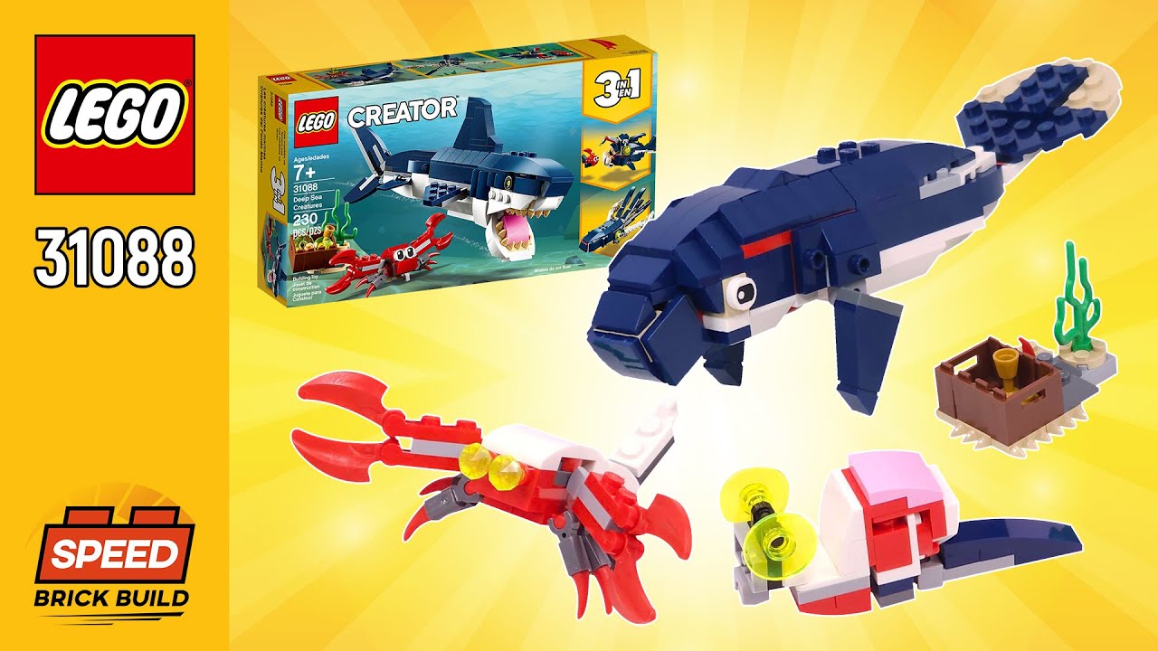 LEGO Creator Manatee MOC (210 pcs)[31088] Alternate Build for Deep Sea ...
