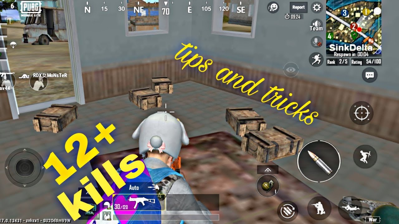 Pubg mobile lite tricks to win a match - YouTube