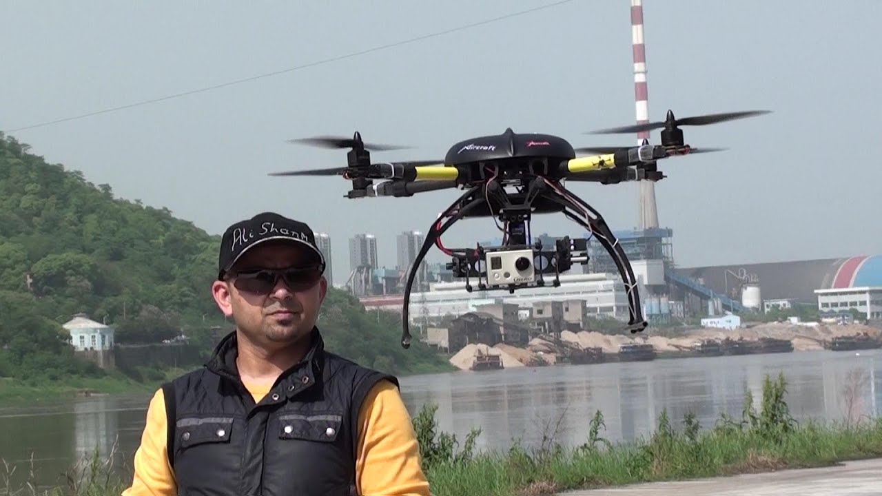 XAircraft X650 V4 -- Outdoor flight GPS Position hold and RTH - YouTube