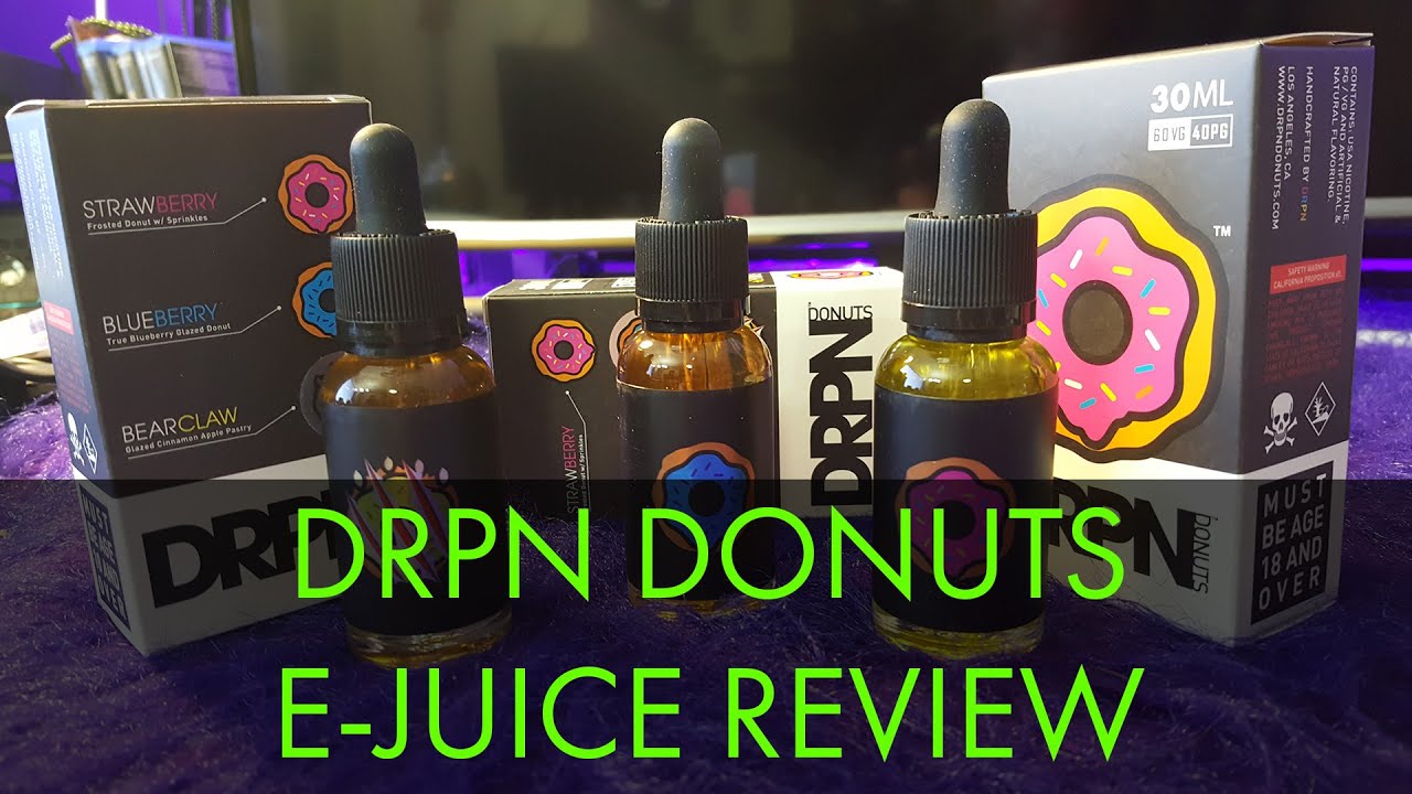 DRPN DONUTS E-JUICE REVIEW! - YouTube