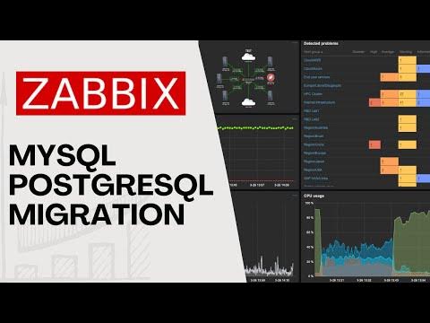 How To Migrate ZABBIX from MySQL to PostgreSQL - YouTube