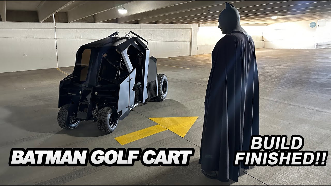 Batman Tumbler Golf Cart Build *Coolest Golf Cart EVER!!* - YouTube