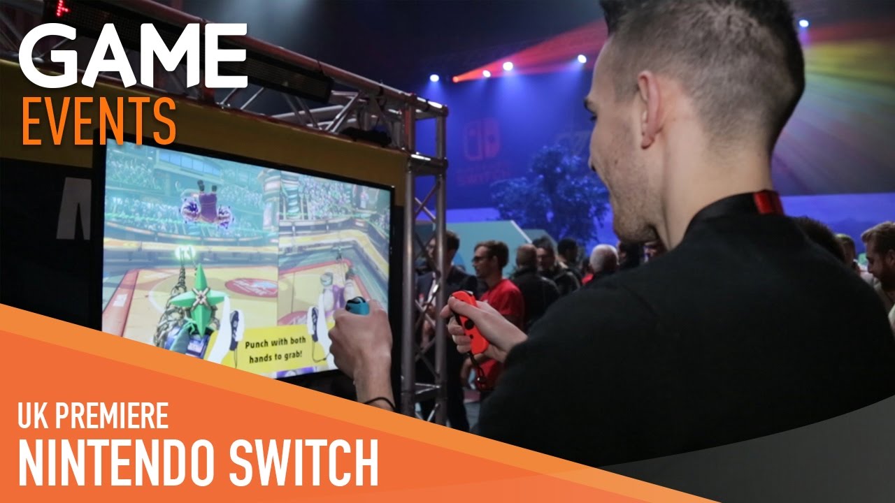 GAME Events - Nintendo Switch UK Premiere + ARMS-On! - YouTube