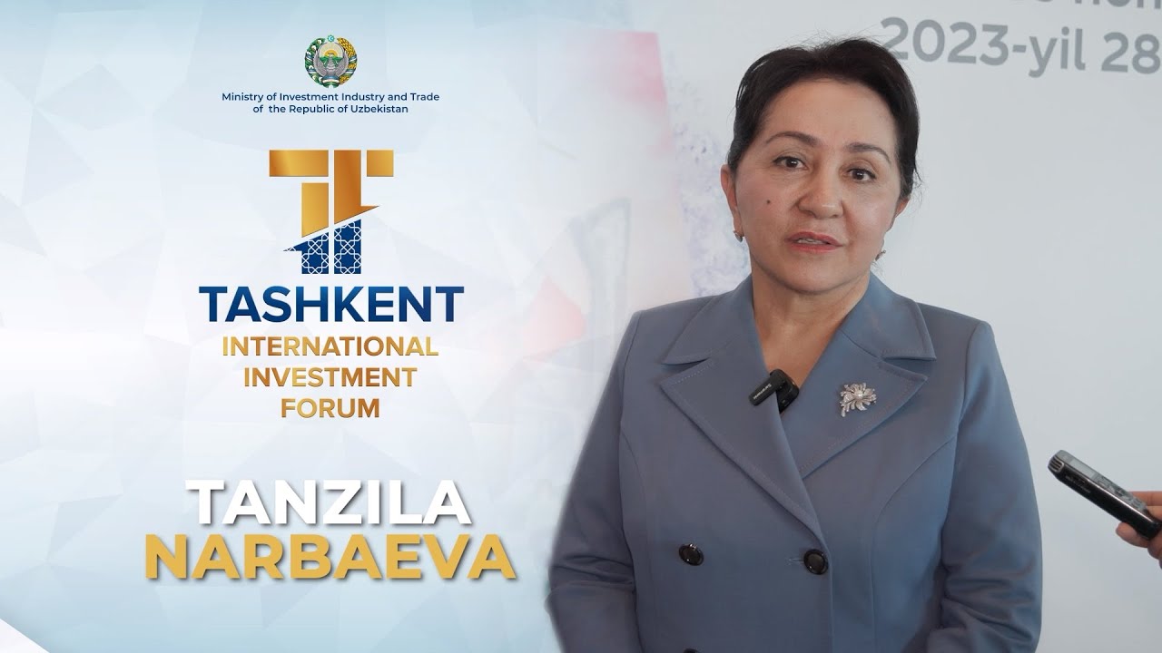 Tanzila Narbaeva, Participant of the Tashkent International Investment ...
