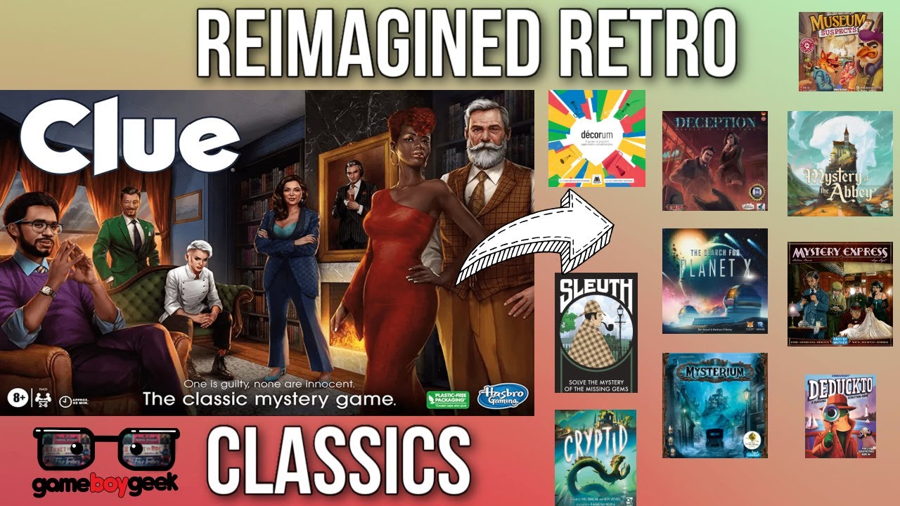 Reimagined Retro Board Game Classics - Clue (Cluedo) - YouTube