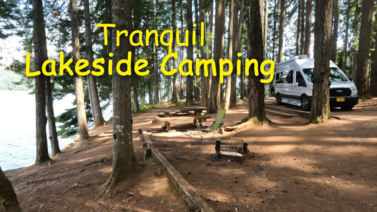 Biking the Row River Trail and Camping at Baker Bay County Park, Oregon ...