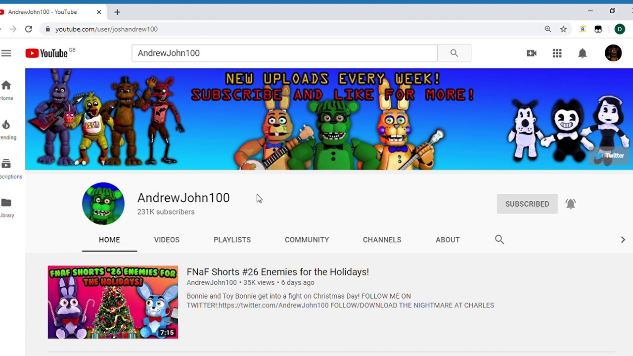 (Salute) AndrewJohn100 - YouTube