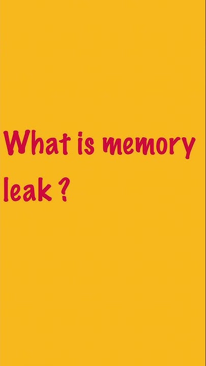c interview question | What is memory leak in c/c++ programming #shorts #cinterviewquestions ...