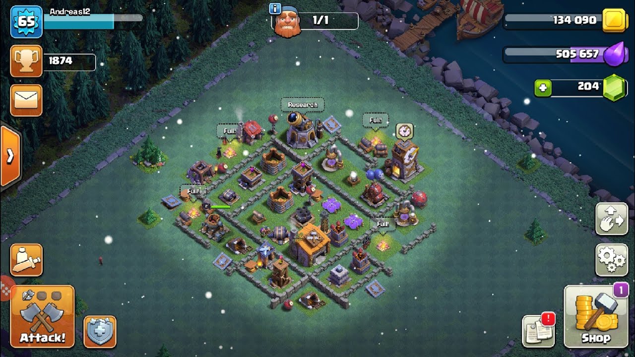 Builder base layout: Clash of Clans - YouTube