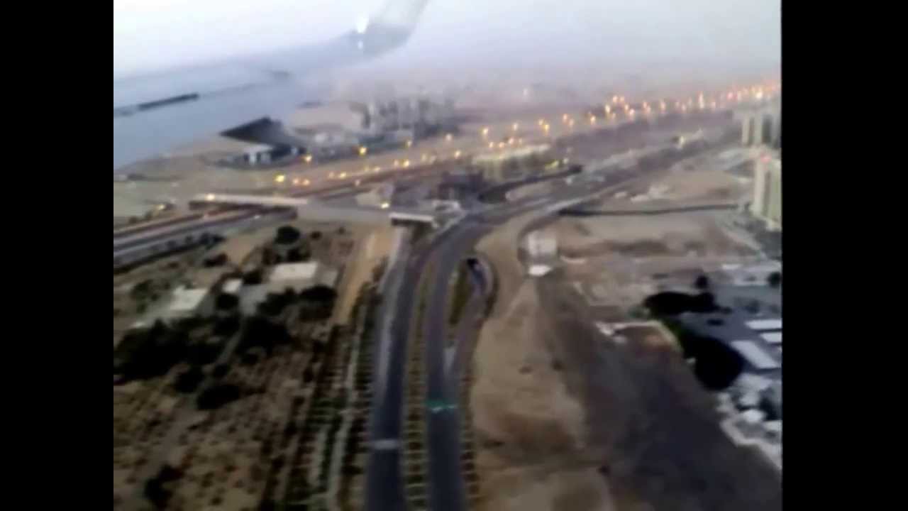 Etihad Airways EY287 landing at Abu Dhabi on 18th Jan 2014 - YouTube