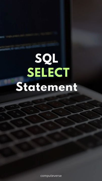 SQL SELECT Statement 🎯 - YouTube