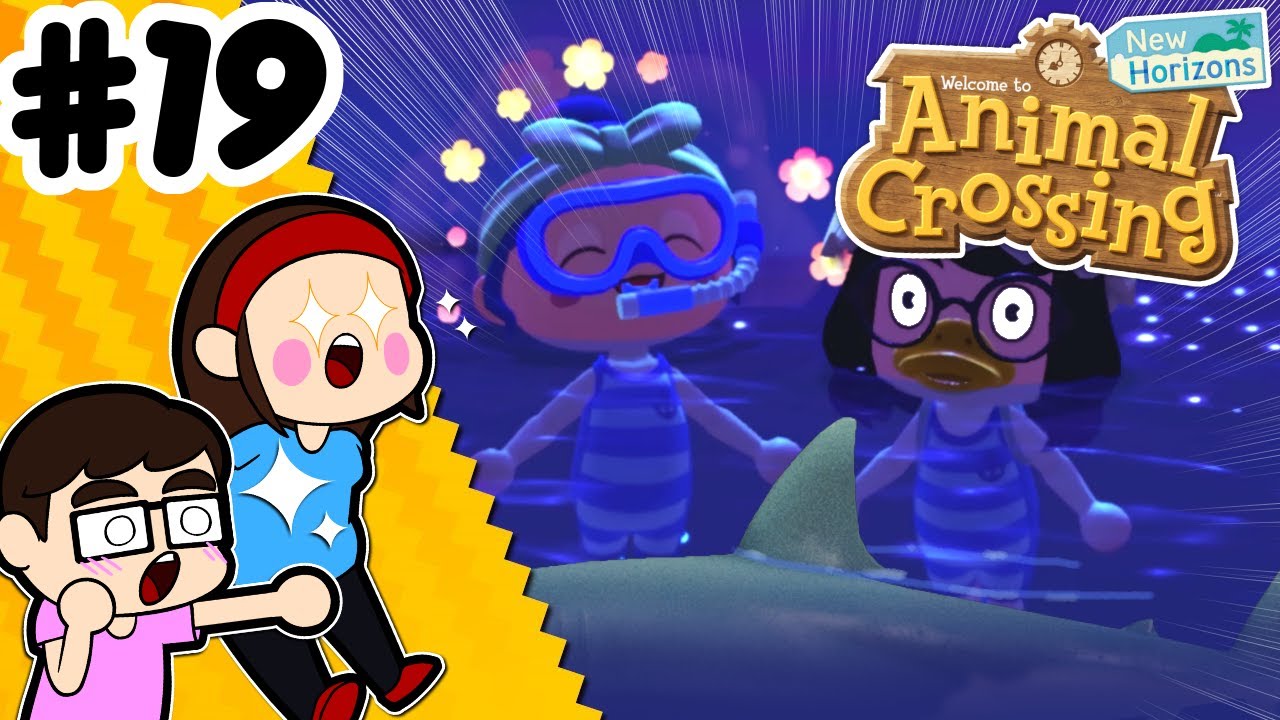ALCOHOL AND NIGHT-SWIMMING | Let's Play Animal Crossing New Horizons ...