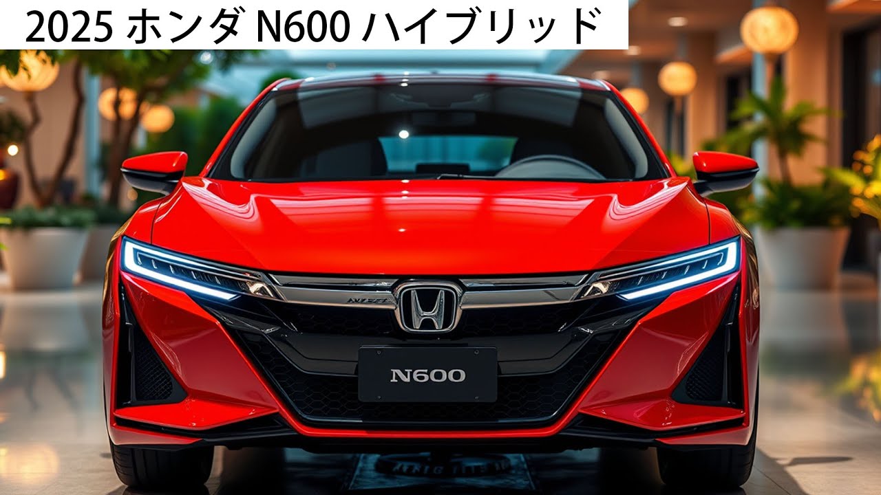 2025年式 ホンダN600ハイブリッド: エレガンスと効率の融合、クラシックの革新 - YouTube