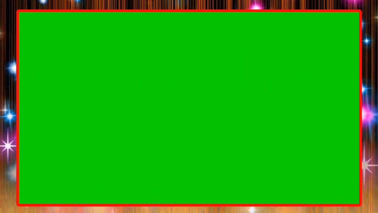 Green screen beautiful border!! - YouTube