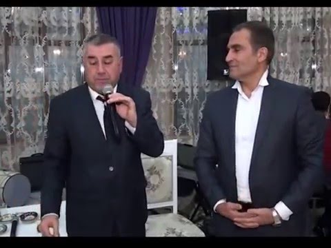 Asif Isaoglunun yubileyinde Haci Ilhamin tebriki