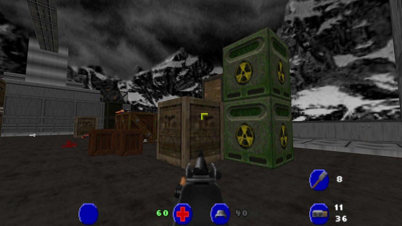 Doom 2 - Wolfenstein X - Map 08 - To The North - [4K] - [100%] - YouTube